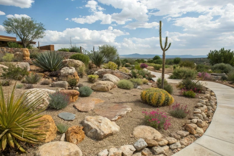 16+ Stunning Rock Landscaping Ideas Around Pools