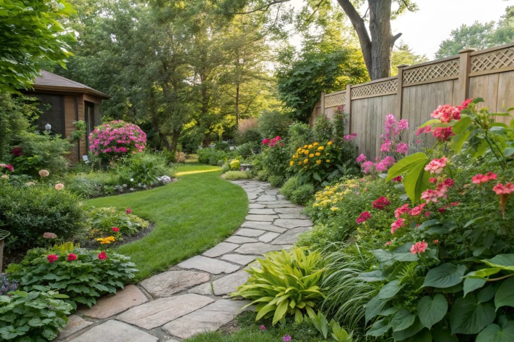 14+ Creative Corner Lot Landscaping Ideas