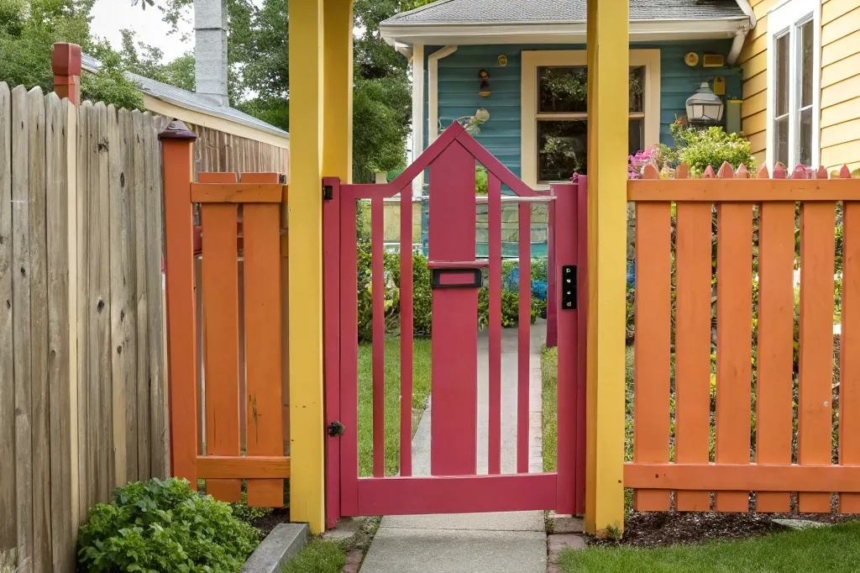 17+ Charming Farm Gate Entrance Ideas
