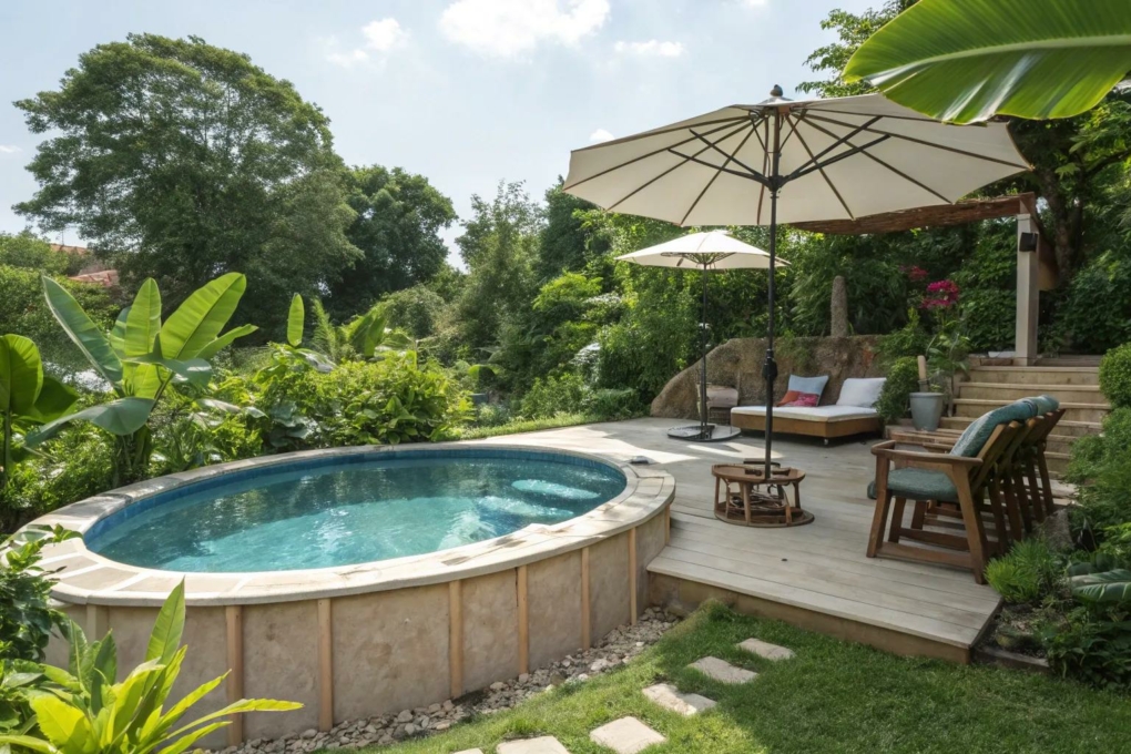 12+ Clever Above Ground Pools for Small Backyards