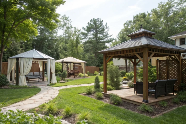 14+ Inspiring Backyard Canopy Ideas