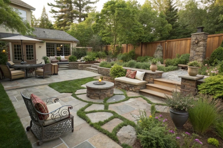 18+ Creative Uneven Backyard Ideas to Transform Your Space