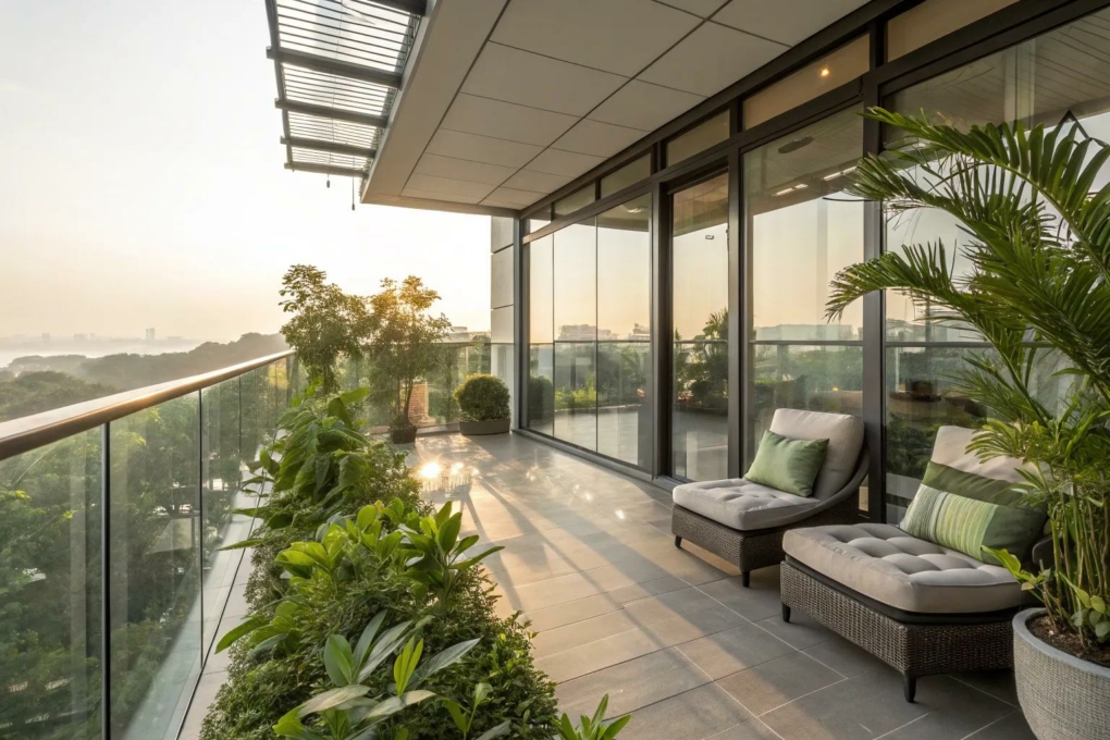 17+ Inspiring Wraparound Balcony Ideas