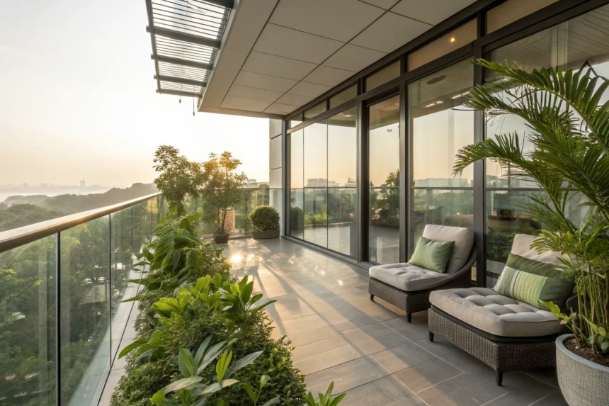 17+ Inspiring Wraparound Balcony Ideas