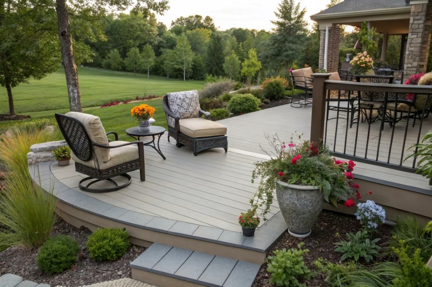 18+ Smart Composite Decking Ideas Over Concrete