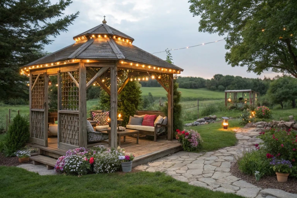 20+ Inspiring Brick Gazebo Ideas for Your Backyard