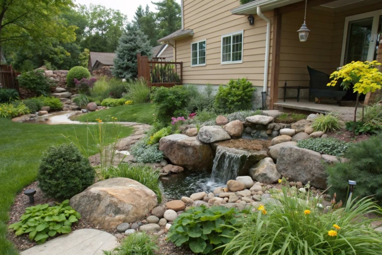 17+ Inspiring Corner Garden Ideas with Rocks