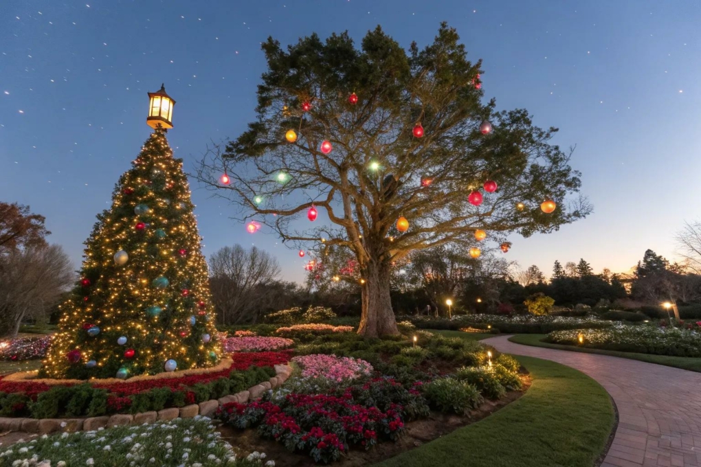 10+ Creative Ideas for Decorating Outdoor Trees