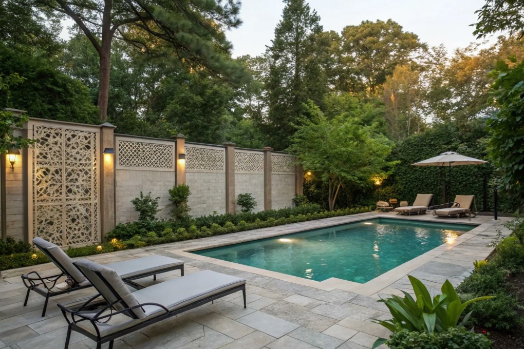 17+ Creative Above Ground Pool Privacy Fence Ideas