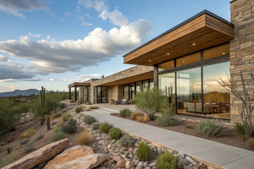 16+ Stunning Desert Scape Landscaping Ideas