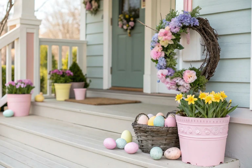 13+ Creative DIY Easter Porch Decor Ideas