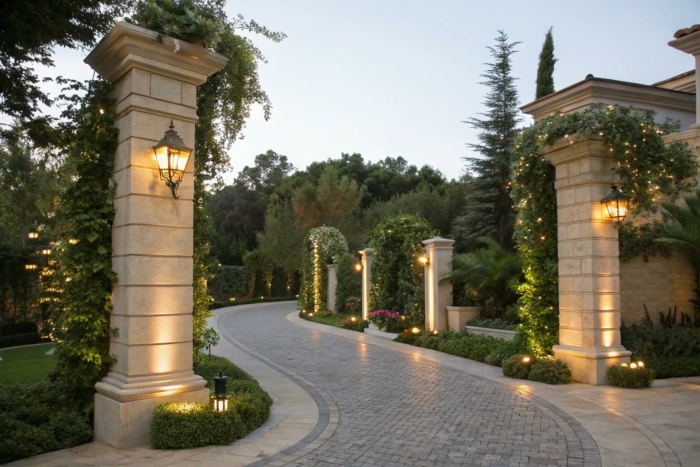 19+ Creative Driveway Barrier Ideas