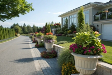 15+ Stylish Driveway Planters Ideas to Enhance Curb Appeal