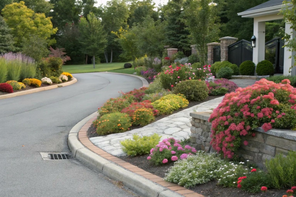 16+ Inspiring Driveway Island Ideas to Transform Curb Appeal
