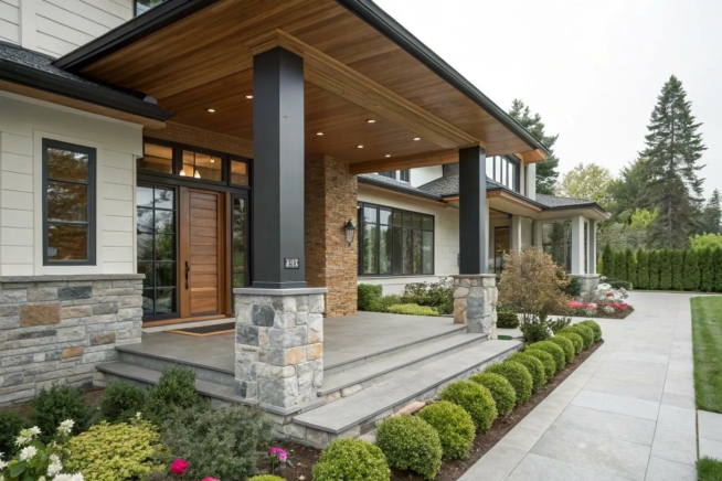16+ Inspiring Stone Front Porch Ideas to Elevate Your Home