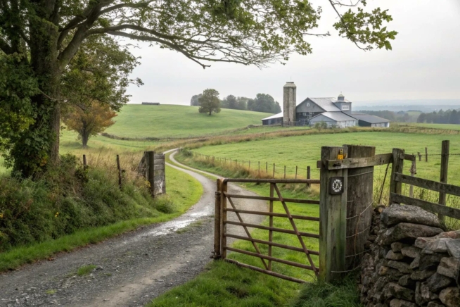 17+ Charming Farm Gate Entrance Ideas
