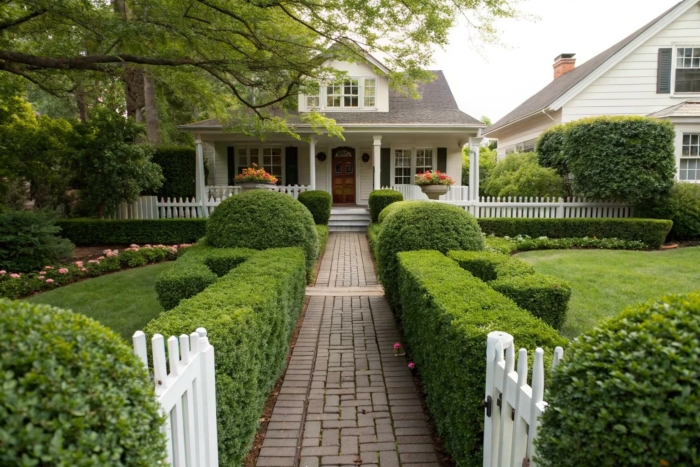 16+ Charming Boxwood Designs for Your Front Yard