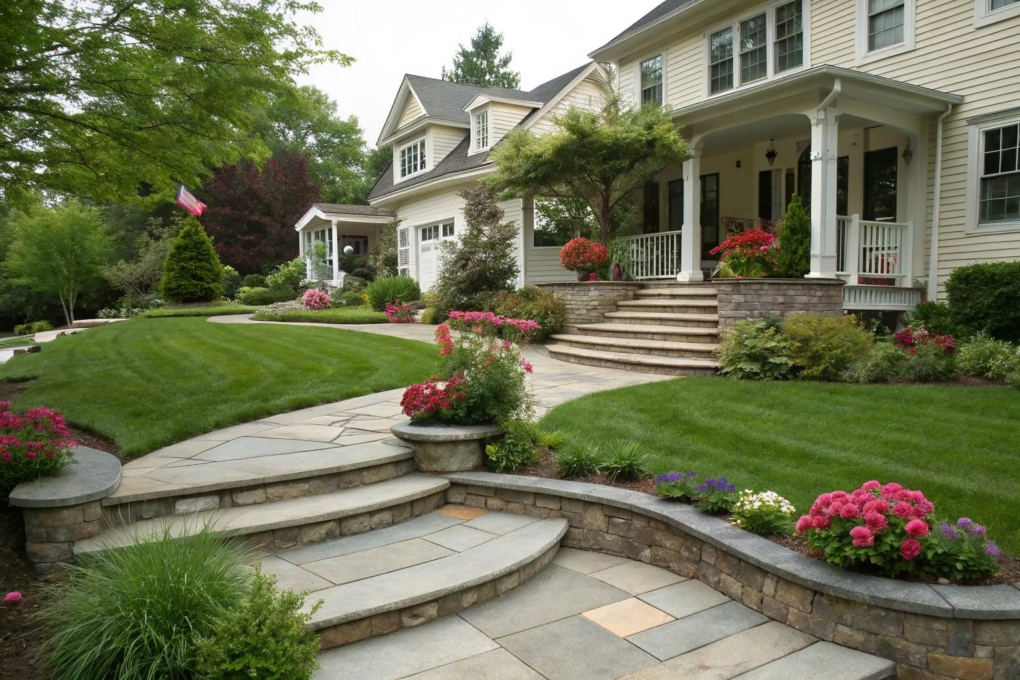 17+ Creative Terraced Steps Landscape Ideas