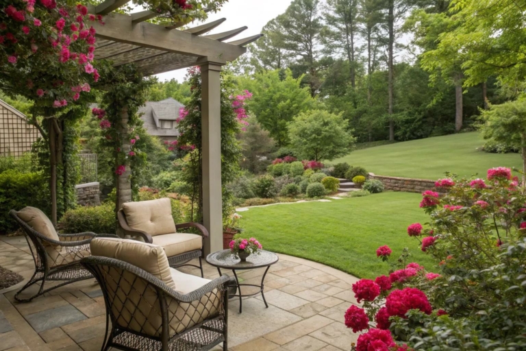 17+ Creative Flat Backyard Landscaping Ideas