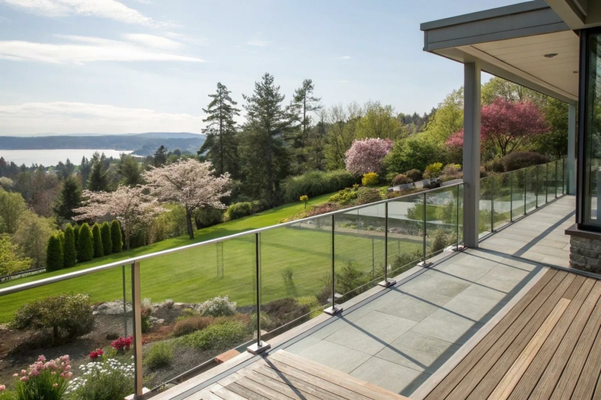 18+ Stylish Glass Deck Railing Ideas for Your Home