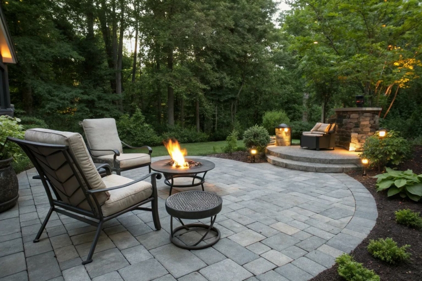 19+ Stunning Stained Concrete Patio Ideas