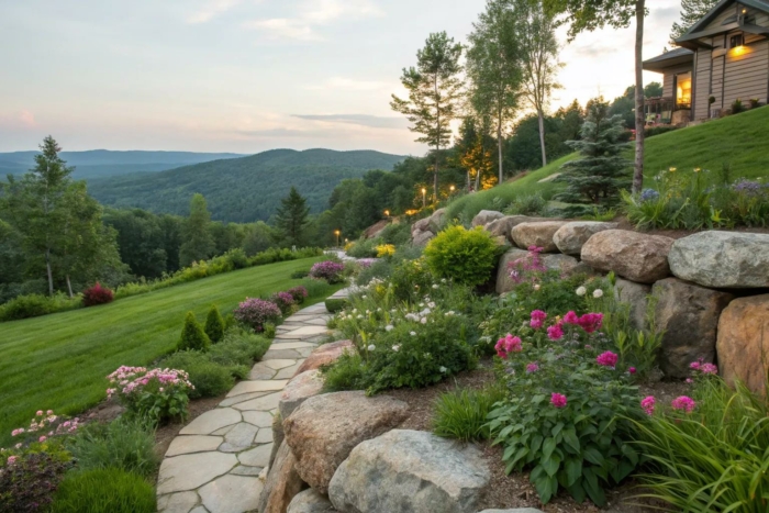 17+ Creative Landscaping Ideas for Hillside Yards
