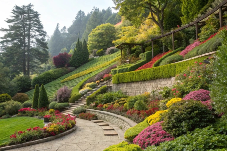 20+ Smart Landscaping Ideas for Sloped Banks