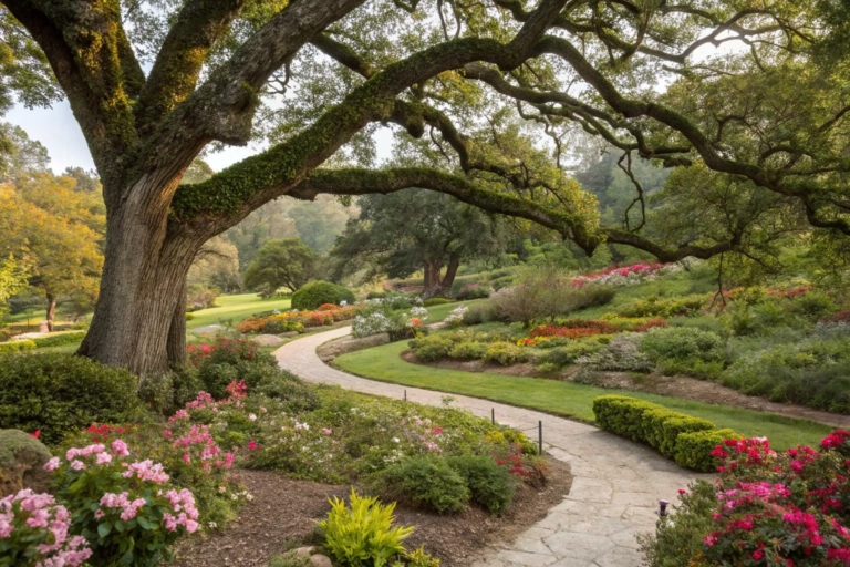 19+ Creative Landscaping Ideas for Under Oak Trees