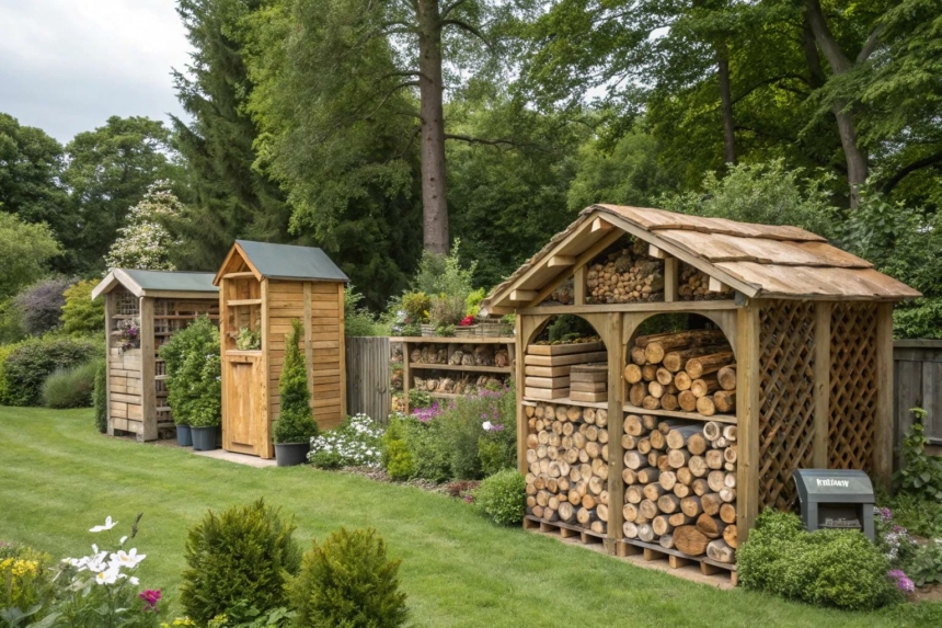 20+ Clever Outdoor Firewood Storage Ideas