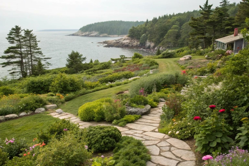 16+ Charming Nantucket Landscaping Ideas