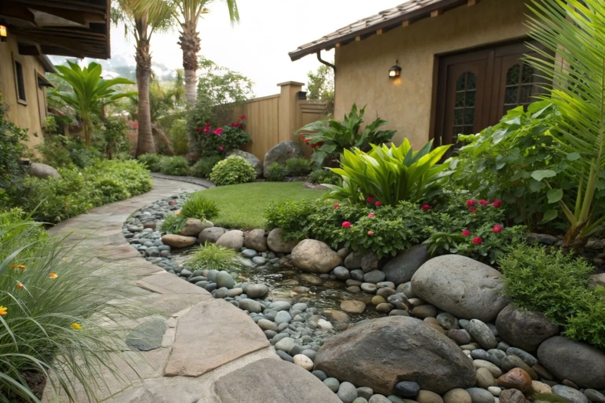 16+ Stunning Mexican Beach Pebbles Landscaping Ideas