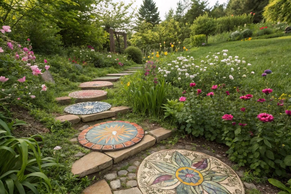 19+ Creative Mosaic Stepping Stone Patterns