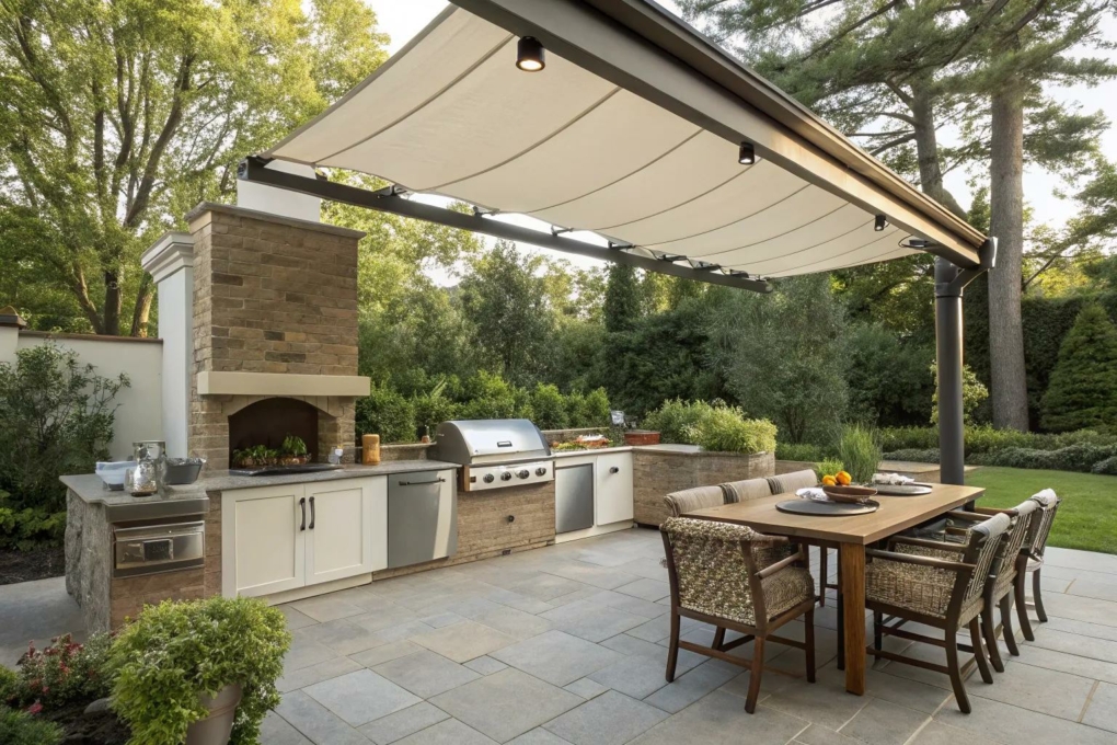 16+ Creative Backyard Overhang Ideas