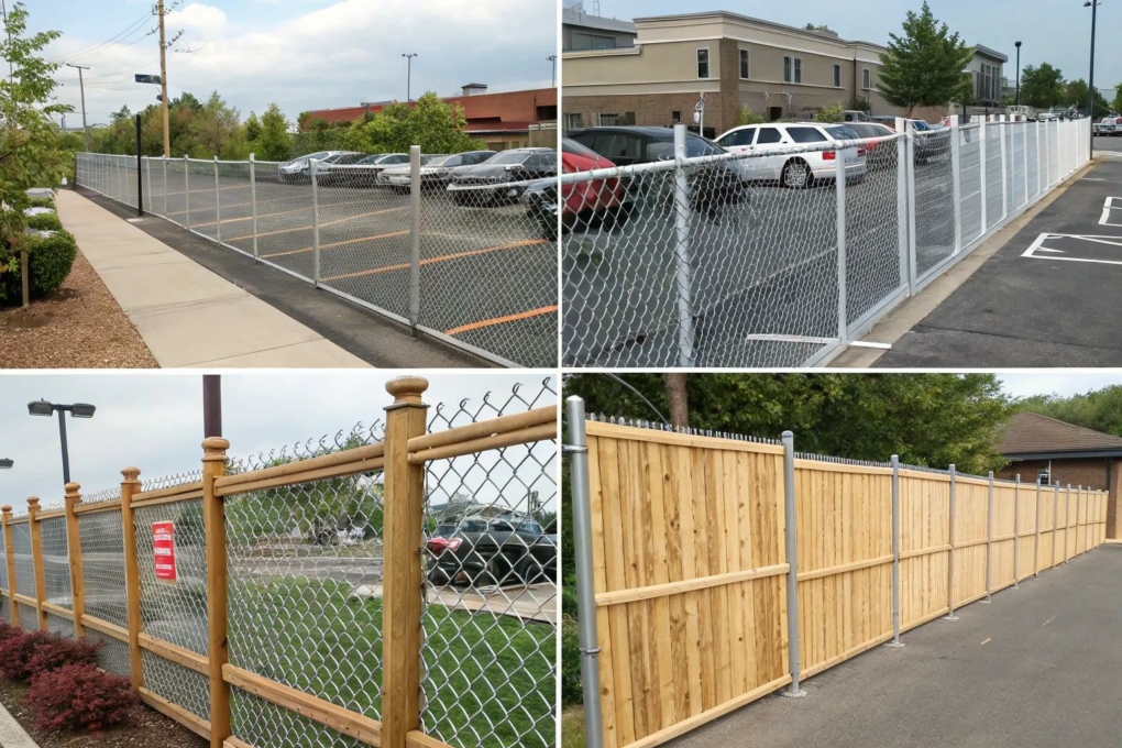 17+ Creative Parking Lot Fence Ideas
