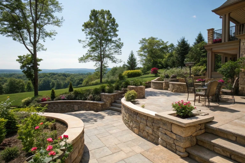 13+ Stylish Poured Concrete Retaining Wall Ideas