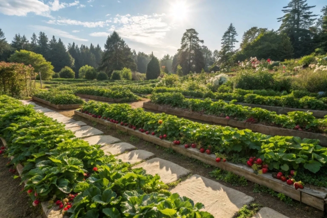19+ Charming Strawberry Bed Ideas for Your Garden