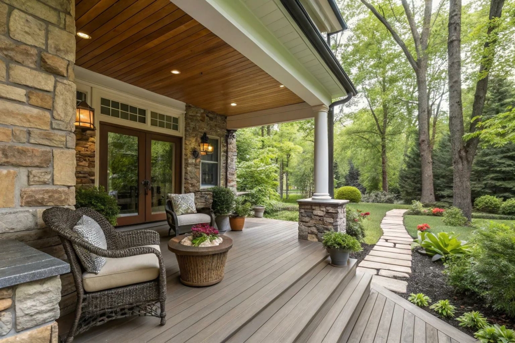 11+ Stylish Flat Roof Porch Ideas to Inspire You