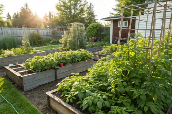 20+ Inspiring Small Backyard Vegetable Garden Ideas