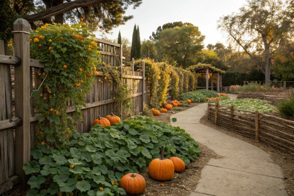 19+ Charming Pumpkin Garden Ideas for Fall