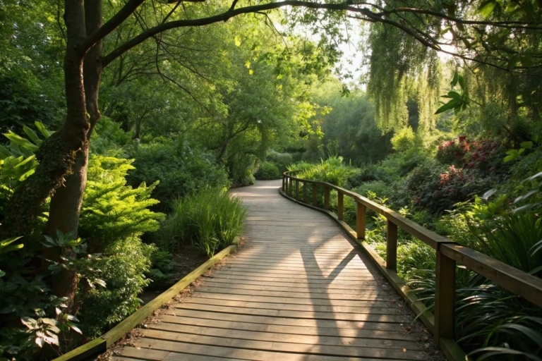 18+ Inspiring Wooden Pathway Ideas for Your Garden