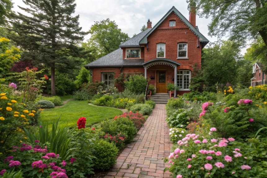 19+ Inspiring Painted Brick House Ideas