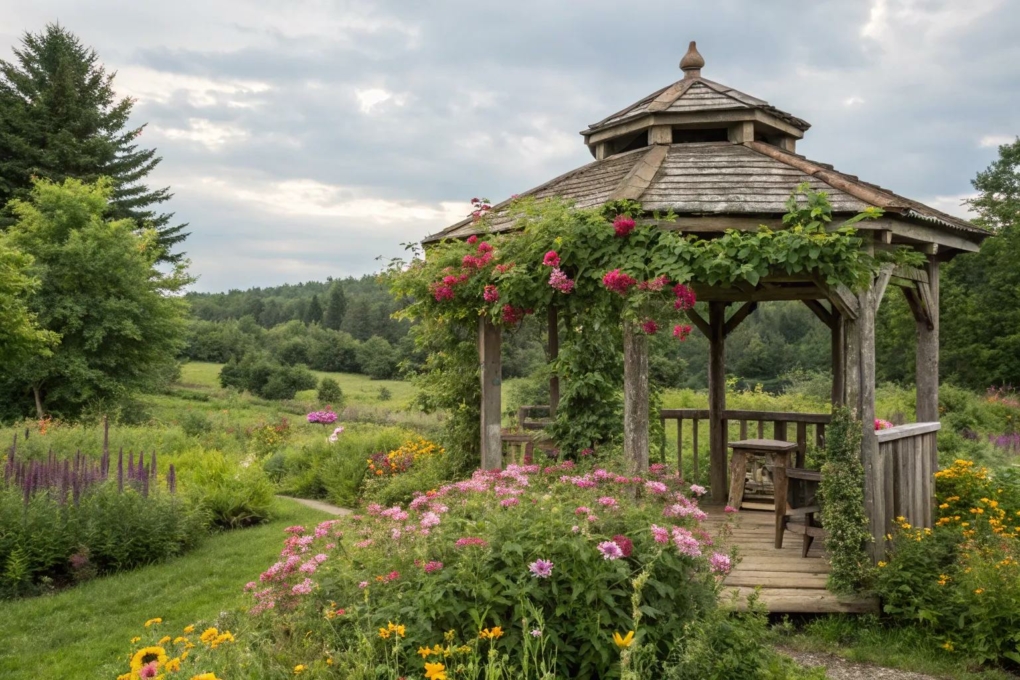 19+ Charming Rustic Gazebo Ideas for Your Backyard