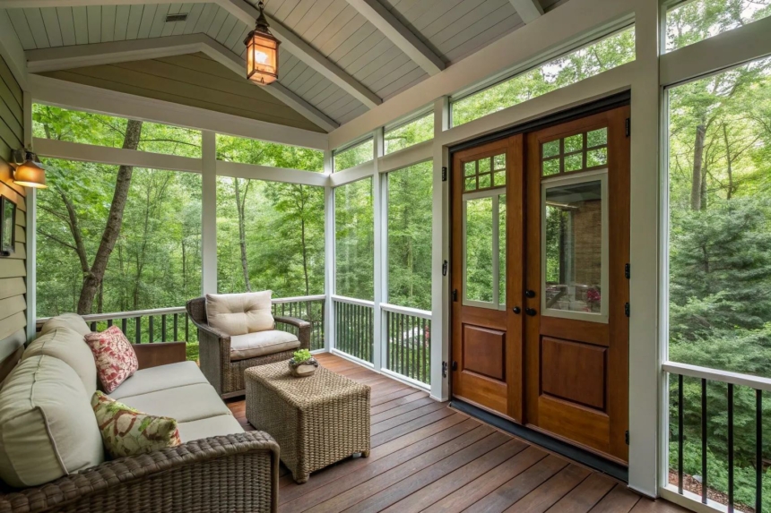 19+ Stylish Front Door Overhang Ideas to Inspire You