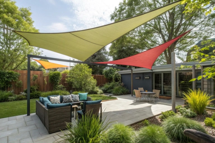 14+ Smart Shade Sail Ideas for Stylish Outdoor Spaces