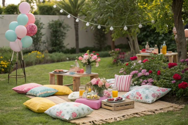 14+ Simple Birthday Picnic Setup Ideas