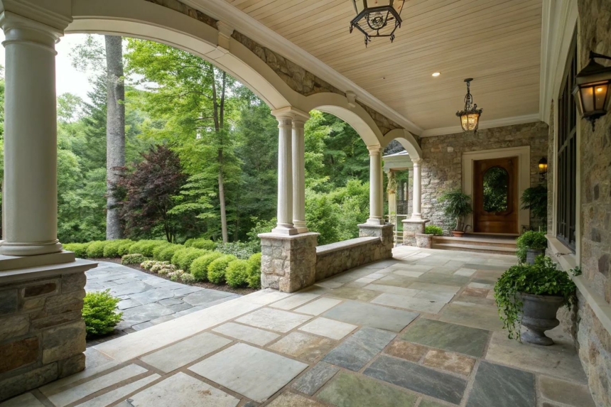 20+ Inspiring Modern Front Porch Column Ideas