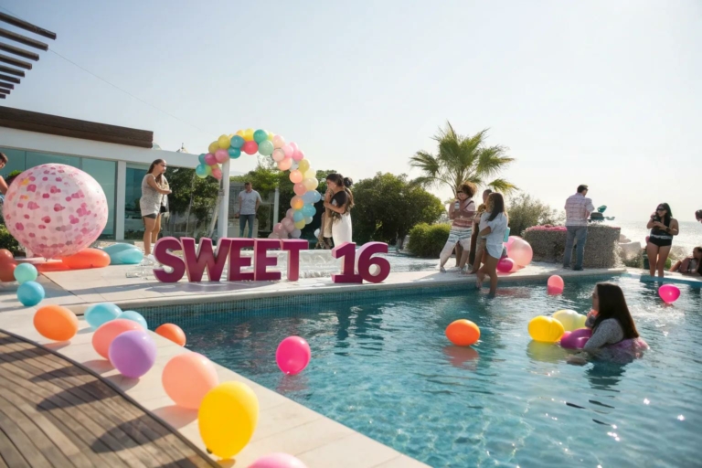 11+ Fun Splish Splash Pool Party Cake Ideas