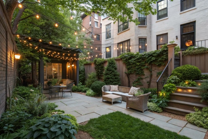 17+ Inspiring Townhouse Backyard Makeover Ideas