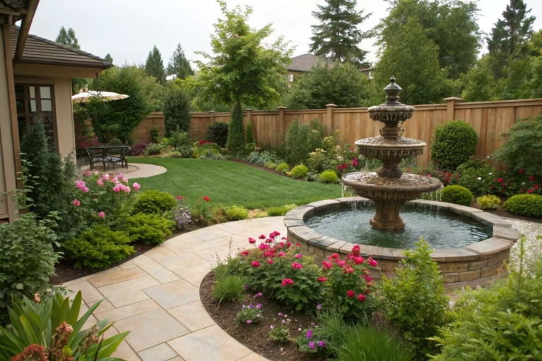 14+ Inspiring Water Fountain Landscaping Ideas