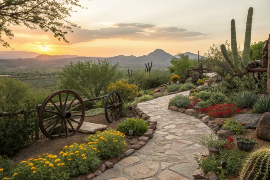 15+ Inspiring Dry River Bed Landscaping Ideas